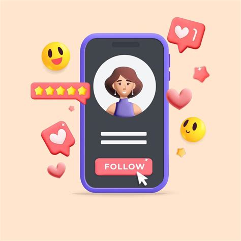 3d Vector Cartoon Render Follow Like And Comment For Social Media