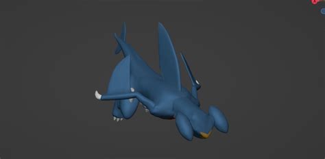 3d File Garchomp V2 🐉・3d Printing Model To Download・cults