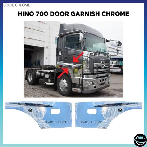 Hino 700 Validus Door Garnish Chrome Lorry Truck Aksesori Shopee Malaysia