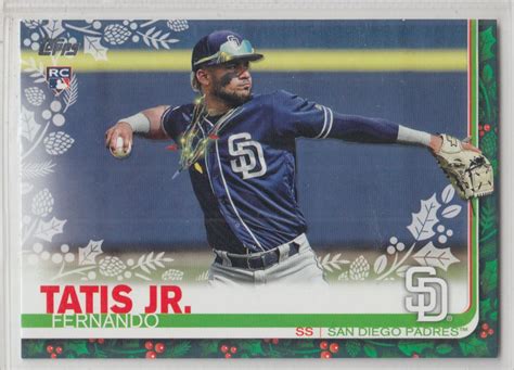 2019 Topps Walmart Holiday Super Rare Photo Variations Fernando Tatis