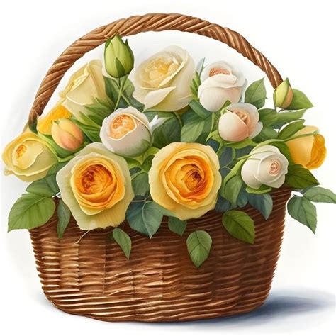 Схема вышивки «Карзина роз №2738383 Вышивка крестом