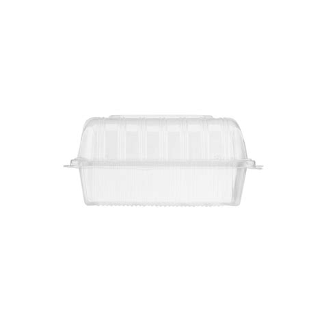 Clear Rectangle Hinged Container Bakery And Deli Food Packing Solution