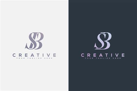 Stylish Letter Sb Branding Emblem Logo Graphic By Billah200masum