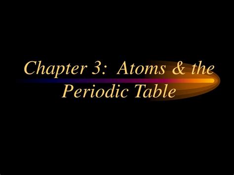 Ppt Atoms And The Periodic Table Structure Powerpoint Presentation