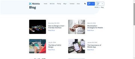 Nicktio Nextjs Tailwind Website Template By Getnextjstemplates Codester