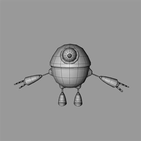 Robot Sidekick 3d 3ds