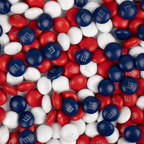 375lb Patriotic Candy Mandms Red White And Blue Chocolate Bulk Candy