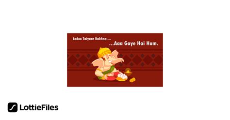 free ganesha animation by dhaval bhatt lottiefiles