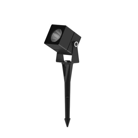Pincho Led 9w Aluminio Negro Ip66 24 Volt O Base Ángulo 15° — Iluminica Home