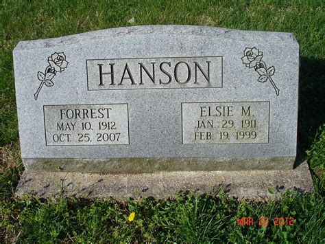Forrest Hanson 1912 2007 Find A Grave Memorial