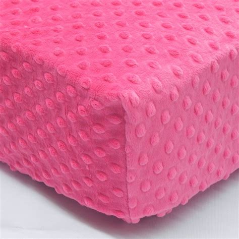 Hot Pink Minky Dot Etsy