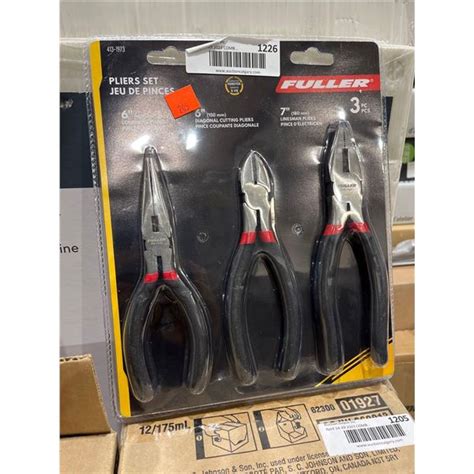Fuller 3 Pc Pliers Set