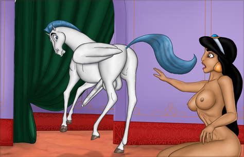 Rule 34 Aladdin Blue Eyes Breasts Closed Eyes Crossover Disney Disney