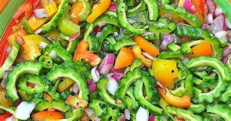 Ensaladang Ampalaya Bitter Melon Salad