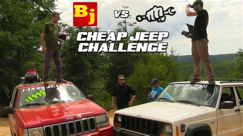 Xj Vs Zj Stock Jeep Showdown Pull A Part Cheap Jeep Challenge Ep2