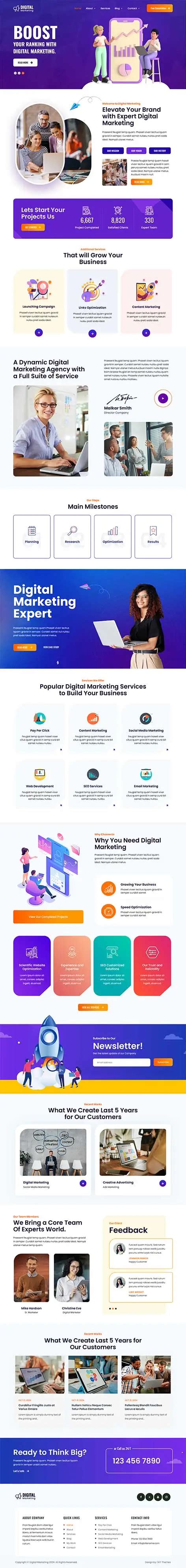 Purple Wordpress Theme For Fashion Beauty And Art Sites 2025