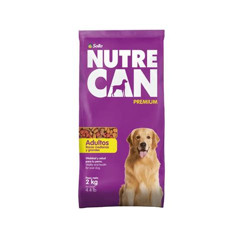 Alimento Perros Raza Med Y Grn Nutrecan 2000 Gr