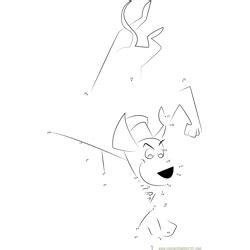 Krypto Sleeping Dot To Dot Printable Worksheet Connect The Dots