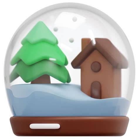 Premium Photo Snow 3d Render Icon Illustration