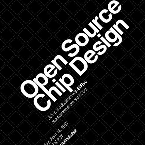 Open Source Chip Design Hack Chat