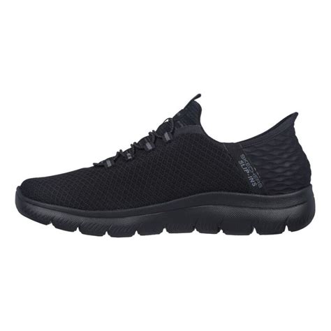 Skechers Mens Summits High Range Slip On Sneaker Black Harris Scarfe
