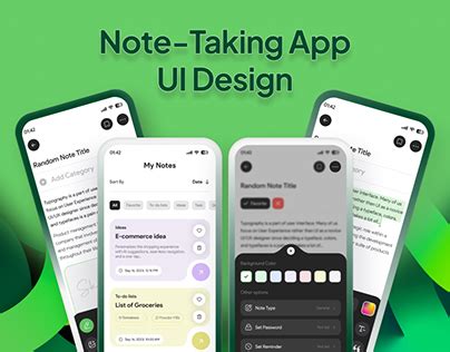 Notes App Design Projects Photos Videos Logos Illustrations And