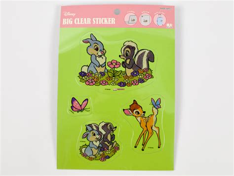 Bambi Big Clear Stickers Tokyo Pen Shop
