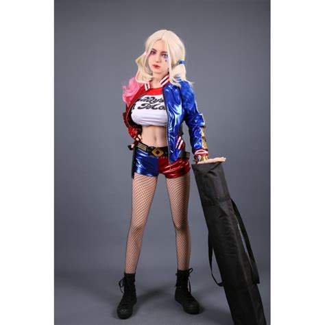 Qita Doll Molded In Tpe Harley Quinn Cos Edition 55ft 168cm