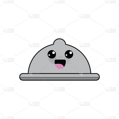 可爱快乐的餐饮工具