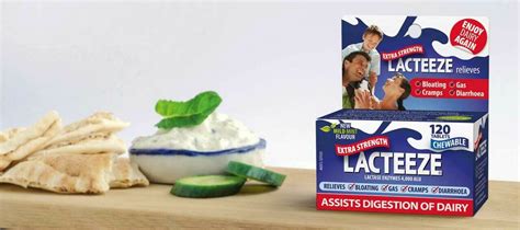 Lacteeze 120 Chewable Tablets Extra Strength Lactase Enzyme Scowns