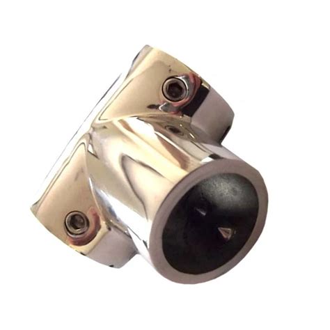 90 Right Angle Tee Fitting Joint 22mm Awning Ship Stainless Steel
