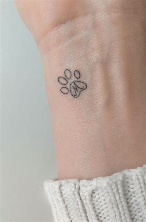 Paw Tattoo Discreet Tattoos Minimal Tattoo Tattoos