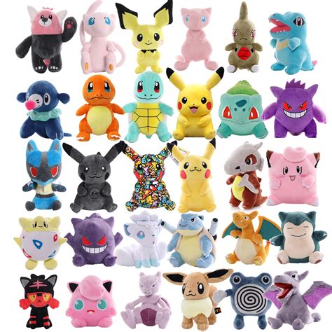 Juguete De Peluche De Pokémon Figura De Anime De Pikachu Eevee