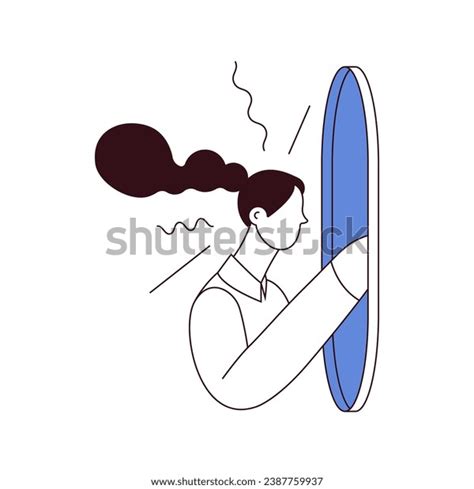 2 Inner Monologue Modern Flat Vector Concept Illustration Stock Vectors