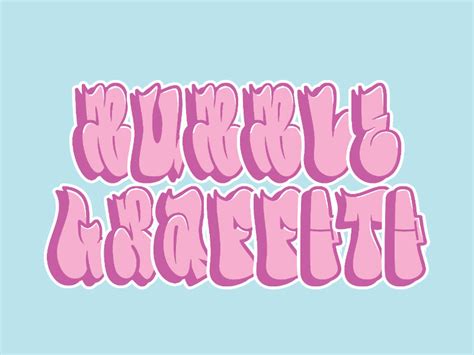Graffiti Bubble Writing Font