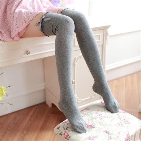 Sweet Bowknot Stockings Se8637 Sanrense