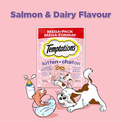 Temptations™ Kitten Salmon And Dairy Flavour Mega Pack