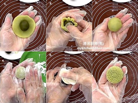 Lovely Matcha Mooncake With Snow Skin Japanese Green Tea Snow Skin