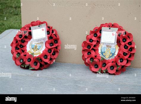 National Memorial Arboretum Uk 14th Oct 2021 Members Of The Armed