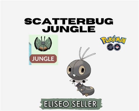 Pokemon Scatterbug Go 1 Scatterbug Per Purchase All Habitats