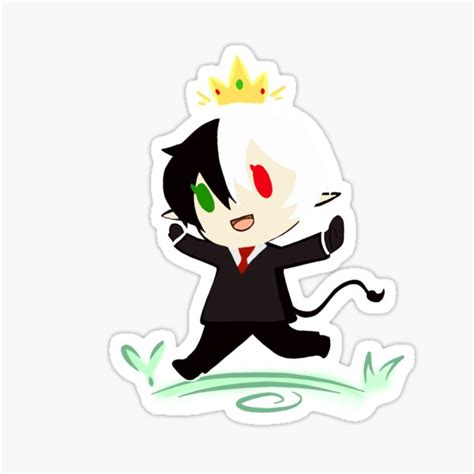 Minecraft Ranboo Chibi Sticker For Sale By Lluviaioro Redbubble