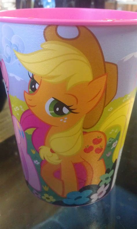 Friend Got Me An Mlp Cup For My Birthday I Think Applejack Is Hitting