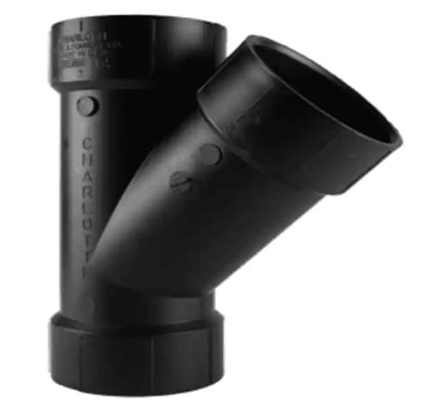 4x4x2 Inch Reducing Wye Abs Fitting