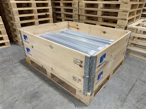 Pallet Collars Wood Pallet Collars For Shipping And Storage