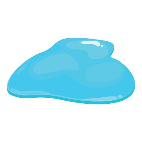 Blue Liquid Puddle Flowing On White Background 47565192 Vector Art At Vecteezy