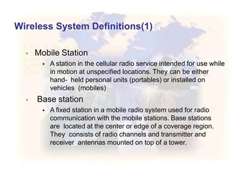 Introduction Wireless Communication Network Pptx