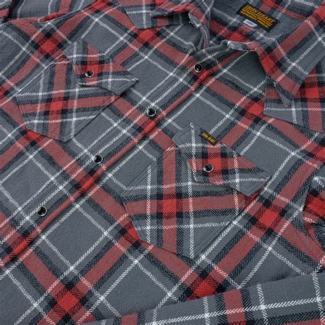 Iron Heart Shirt Ihsh 369 Grey Limbro Denim