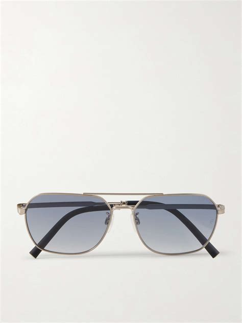 Oliver Peoples R 17 Aviator Style Silver Tone Sunglasses For Men Mr