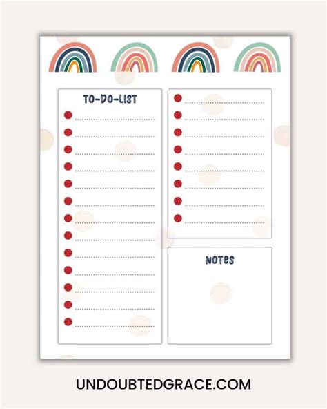 Free Printable To Do List Cute Pdf Download Free Printable To Do List
