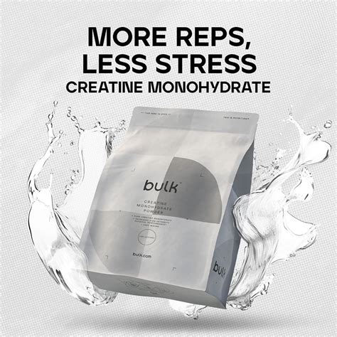 Bulk Creatine Monohydrate Powder 100g Unflavoured 10 Servings
